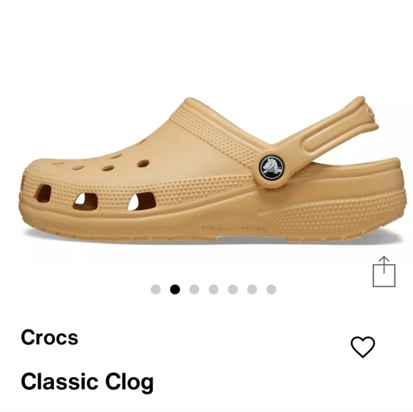 CROCS | Shoes | Awesome Classic Clogs Tanneutral Open Brown | Poshmark